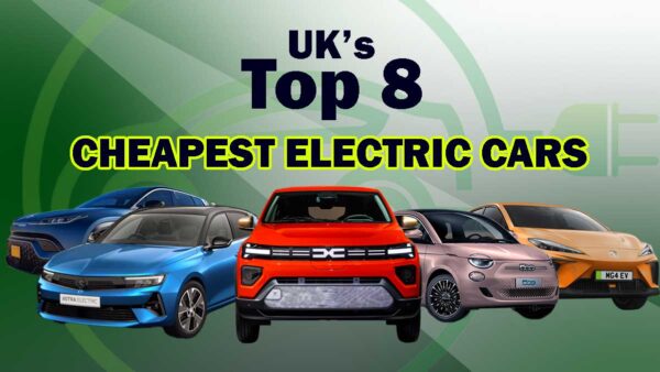 UK's Top 8 Cheapest electric cars 2024